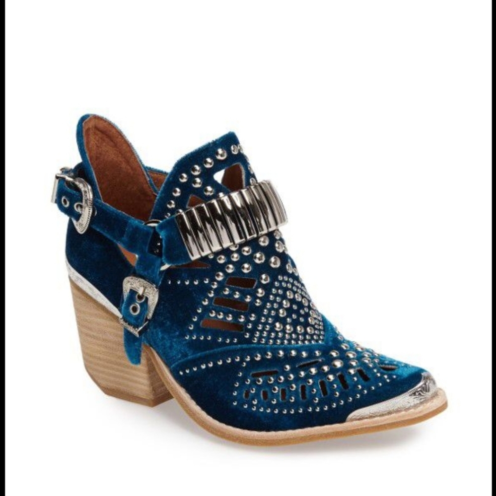 Jeffrey Campbell Calhoun Blue Boots...I Found Them !! - Gem